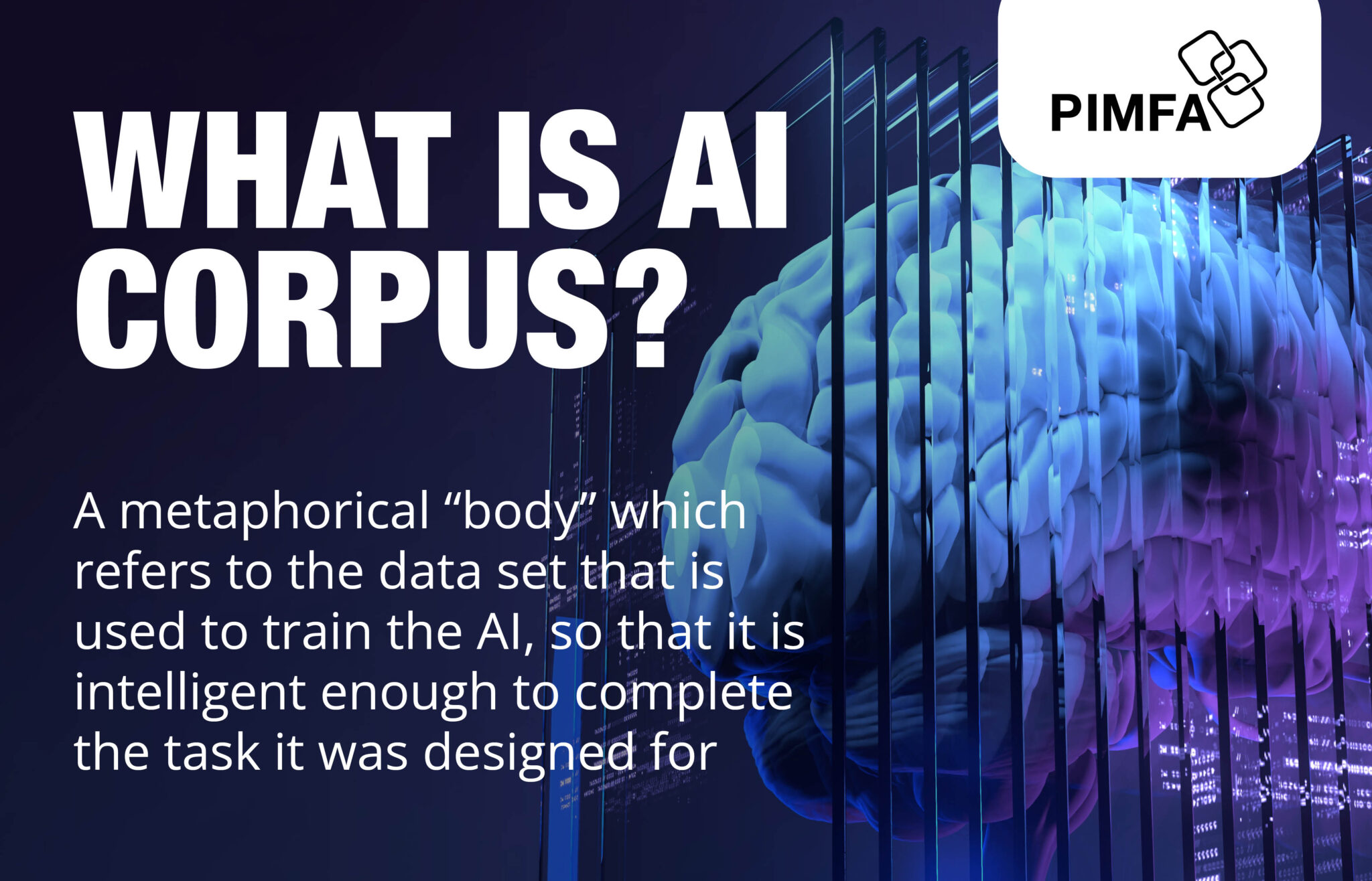 Artificial Intelligence Working Group - Operations - PIMFA